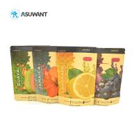 China Kraft Brown White Stand Up Zipper Bags Eco Friendly Compostable CMYK Color for sale