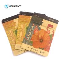 China Kraft Brown White Stand Up Zipper Bags Eco Friendly Compostable CMYK Color for sale