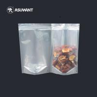 China Recyclable Clear Stand Up Zipper Pouch Mylar Ziplock Bag 100% Bio Biodegradable for sale