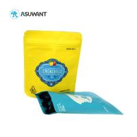 China Custom Printed 3.5g Small Smell Proof Pouch Bag For CBD Weed Weed for sale