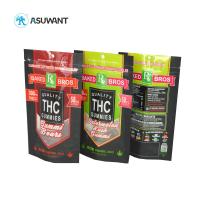 China Compostable Weed Packaging Bag Stand Up Smell Proof Gravure Printing / Digital Printing for sale