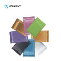 China Resealable Aluminum Foil Zipper Bag Matte Small Sachet Colored CMYK Printing for sale