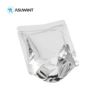 China Silver Resealable Mylar Ziplock Bag Aluminum Foil Smell Proof Packaging Bag for sale