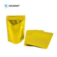 China Metallic Gold Matte Stand Up Pouch Gravnre Printing Aluminum Foil Zipper Bags for sale