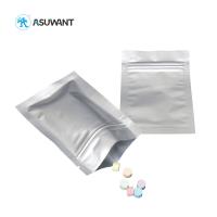 China Custom Matte Aluminum Foil Zip Lock Bag Silver Mylar Plastic For Food Packaging for sale