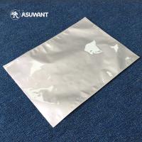 China Smell Proof Aluminum Foil Zipper Bag Small Three Side Seal Bags for sale