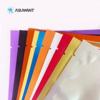 China Smell Proof Aluminum Foil Zipper Bag Small Three Side Seal Bags for sale