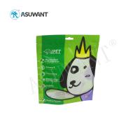 China Small Glossy Aluminum Foil Stand Up Pouch Pet Food Bags For Dog Cat Fish for sale
