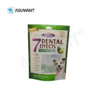China Small Glossy Aluminum Foil Stand Up Pouch Pet Food Bags For Dog Cat Fish for sale
