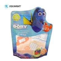 China Resealable PE Glossy Shaped Small Stand Up Pouch Pet Food Bags For Fish for sale