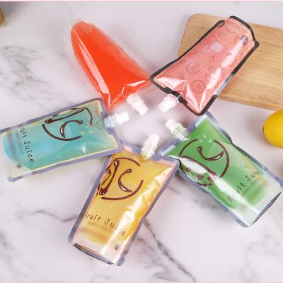 China Customized Recycled Beverage Packaging Bag 200Ml 300Ml 500Ml Plasti Spout Pouch for sale