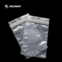 China PLA Biodegradable Clear Edible Packaging Bag Plastic Zipper Bag For Cookie Weed for sale