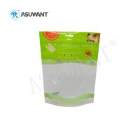 China Resealable Zipper Stand Up Pouch Mylar Pet Food Packaging Bag With One Side Window for sale