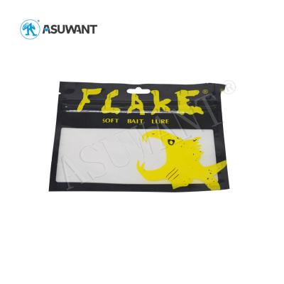 China Customized Clear Zipper Pet Food Packaging Bag Food Grade For Fish Lure for sale