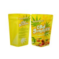 China Weed Flower Mylar Zipper Bags CBD Gummy Skittles Edible Smell Proof Foil Dispensary for sale