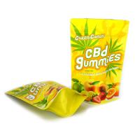 China Weed Flower Mylar Zipper Bags CBD Gummy Skittles Edible Smell Proof Foil Dispensary for sale