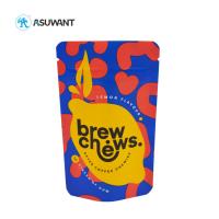 China Colored Digital Printing Coffee Tea Bags Ziplock Stand Up Kraft Paper Pouch for sale