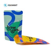 China Colored Digital Printing Coffee Tea Bags Ziplock Stand Up Kraft Paper Pouch for sale