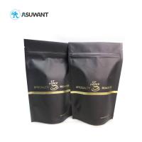 China Biodegradable Coffee Cafe Tea Bag Black Foil Empty PE 500g With Valve for sale