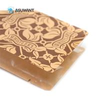 China 250G 500G Coffee Tea Bags Side Gusset Kraft Paper Biodegradable Compostable for sale