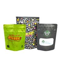 China Compostable Smell Proof Ziplock Bags Tobacco Child Resistant Exit Packaging for sale