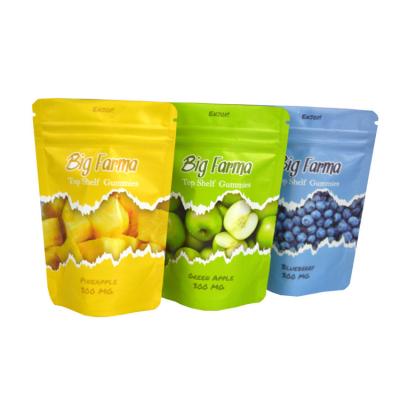 China Cannaburst Cali Dispensary Packaging Stand Up Pouch Zkittles Gummies Candy Bag for sale