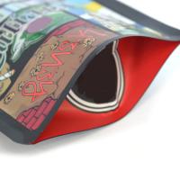 China Holographic Laser Smell Proof Zipper Bags Resealable For Canna Seed Packaging for sale