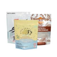 China Compostable Medical Childproof Bags Kraft Paper Exit Edible Runt Dispensary Packaging for sale
