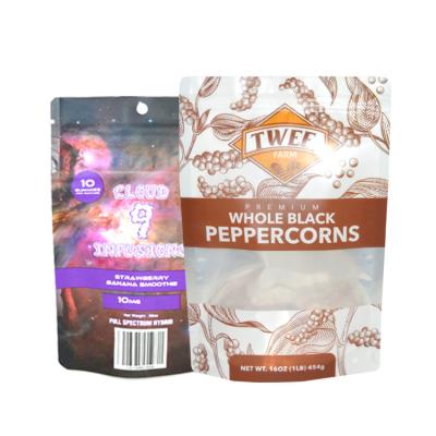 China Dispensary 3.5g Smell Proof Ziplock Bags Exotic Packs Resealable Bulk Mylar Bags for sale