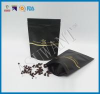 China 12''*9''*4'' Coffee Bean Bags Packaging Moisture Proof With Customized Logo for sale