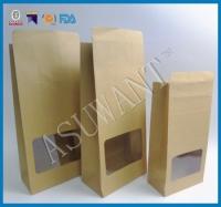 China Custom Laminated Coffee Packaging Bags , Stand Up Pouches FDA Approved With Window for sale
