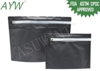 China ASTM Approved Child Proof Zipper Bags Medical Weed With A Child Resistant Zip Lock for sale