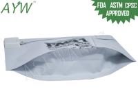 China ASTM Approved Child Proof Zipper Bags Medical Weed With A Child Resistant Zip Lock for sale