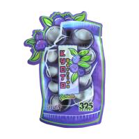 China Die Cut Irregular Ziplock Kush Tobacco Special Shaped Plastic Mylar Packs 3.5G Bag for sale