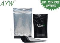 China FDA Approved Resealable Foil Bags Moisture / Smell Proof Zip Lock For Cookie for sale