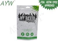 China Matte Colour Medication Lock Bag , LDPE Clear Zipper Smell Proof Bag For Food for sale