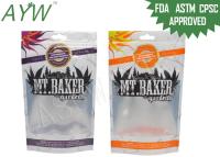 China Matte Colour Medication Lock Bag , LDPE Clear Zipper Smell Proof Bag For Food for sale