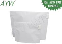 China Matte White Child Resistant Bags Resealable Packaging For Private Doctors for sale
