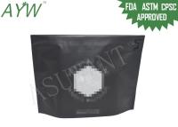 China Sliver Logo Children Resistant Bags Large Size For Marijuana Seeds Saving for sale