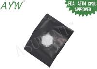 China Sliver Logo Children Resistant Bags Large Size For Marijuana Seeds Saving for sale