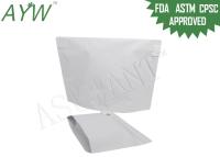 China Matte White Child Resistant Bags Resealable Packaging For Private Doctors for sale