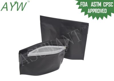 China Inside Al Foil Child Resistant Bags Transparent Zip For Household Drug Packaging for sale