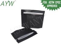 China Inside Al Foil Child Resistant Bags Transparent Zip For Household Drug Packaging for sale