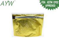 China Zipper Aluminum Child Proof Zipper Bags Moisture Resistant Medication Tablets For Kids for sale