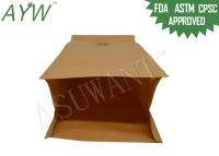 China Eight Side Sealed Coffee Tea Bags Flat Bottom Kraft Paper With Top Load for sale