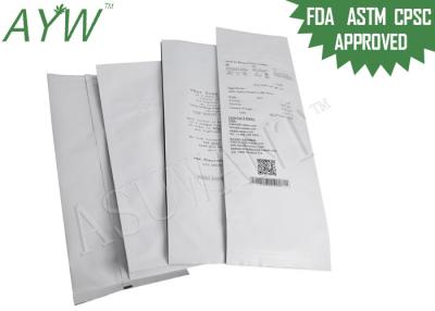 China Resist Moisture White Paper Coffee Tea Bags Easy Closure Without Lock Zipper for sale