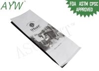 China Resist Moisture White Paper Coffee Tea Bags Easy Closure Without Lock Zipper for sale