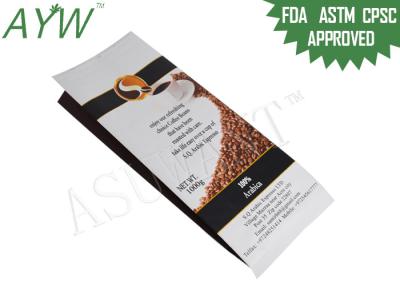 China 1000g Refreshing Coffee Bean Packing Pouch /  Individually Wrapped Tea Bags Heat Sealed for sale