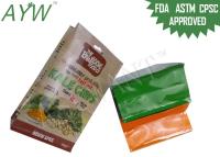 China Stand Up Mylar Food Bags Heat Sealable Flat Bottom Gusset Bags For Dried Fruit Vegetables for sale