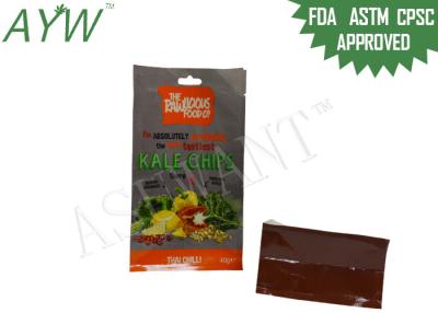 China 40g Dry Spice Flat Bottom Bags Gravure Printing With Tear / Hanging Hole for sale